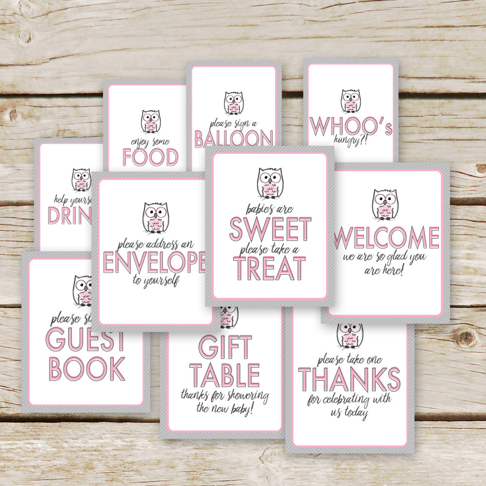 Baby Shower Candy Table Signs “Here Comes The Son” Baby Shower